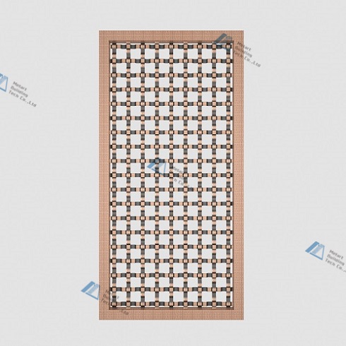 Framed Wire Mesh Screen with architectural wire mesh infill METART WW08 ...